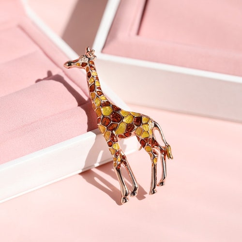 Endangered Animals: Africa Enamel Pin Series Masai Giraffe/ - Etsy