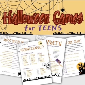 Teen Halloween Games: Spooky Interactive Activities & Entertaining ...