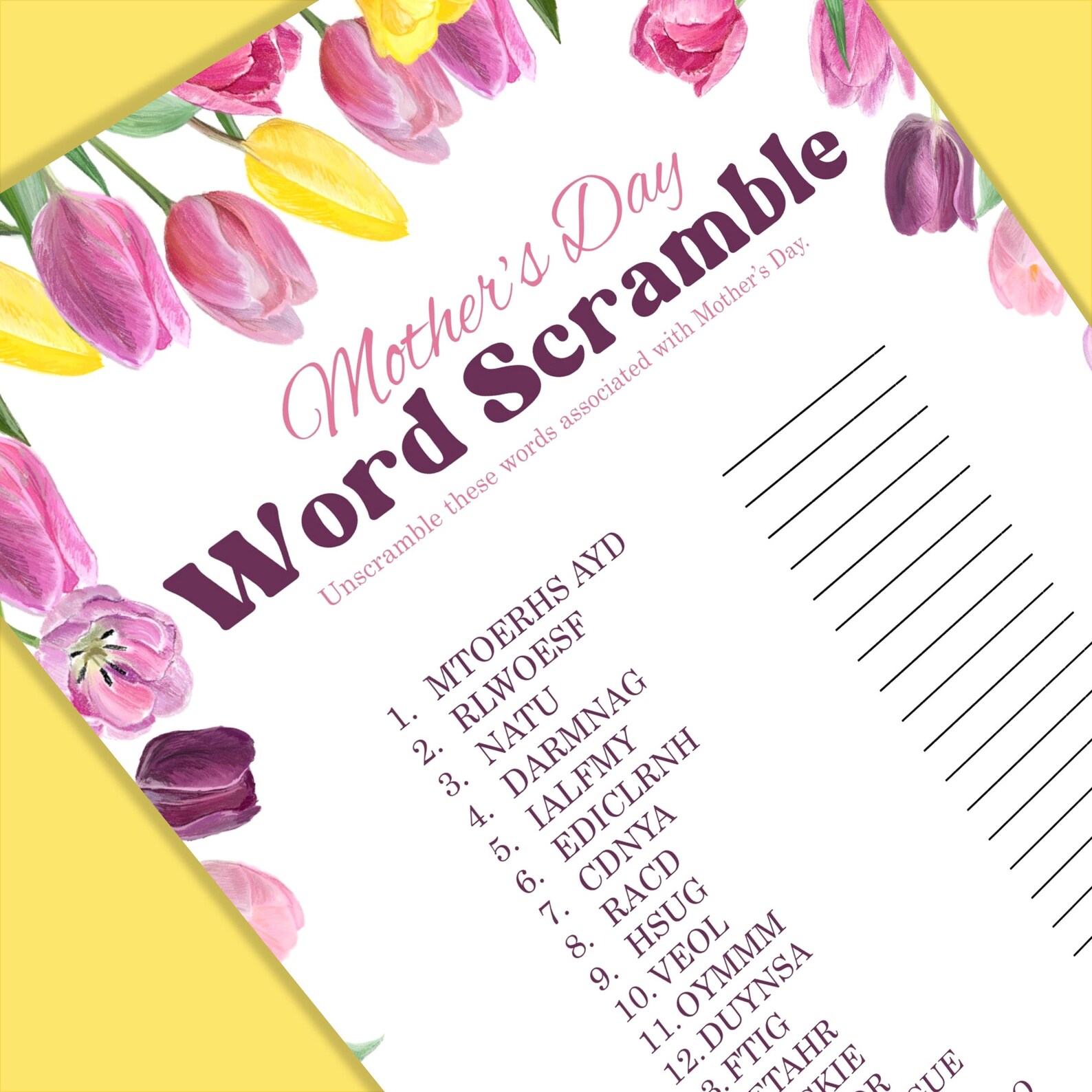 Mothers Day Trivia Bundle, Printable Party Games for Mom, Fun ...