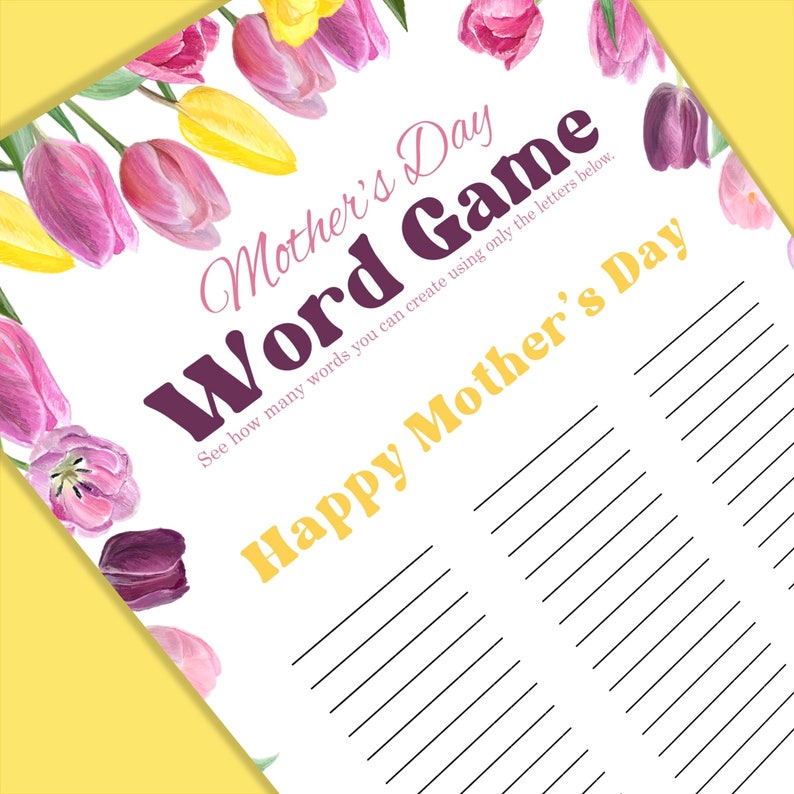 Mothers Day Trivia Bundle, Printable Party Games for Mom, Fun ...