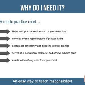 Music Practice Chart Printable Music Practice Log PDF Music Practice ...