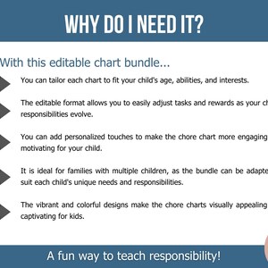 Editable Chore Chart for Kids Bundle ~ Editable Chore Chart ...