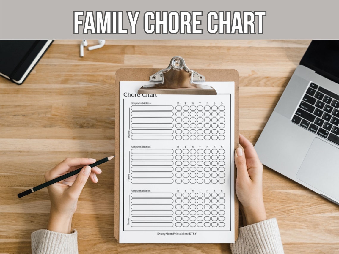 Chore Chart for Multiple Kids Chore Chart 3 Kids Chore Chart for Kids ...