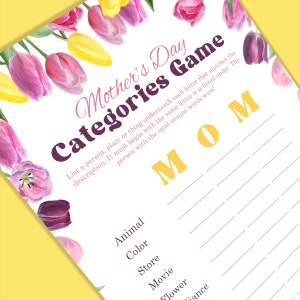 Mothers Day Trivia Bundle, Printable Party Games for Mom, Fun ...
