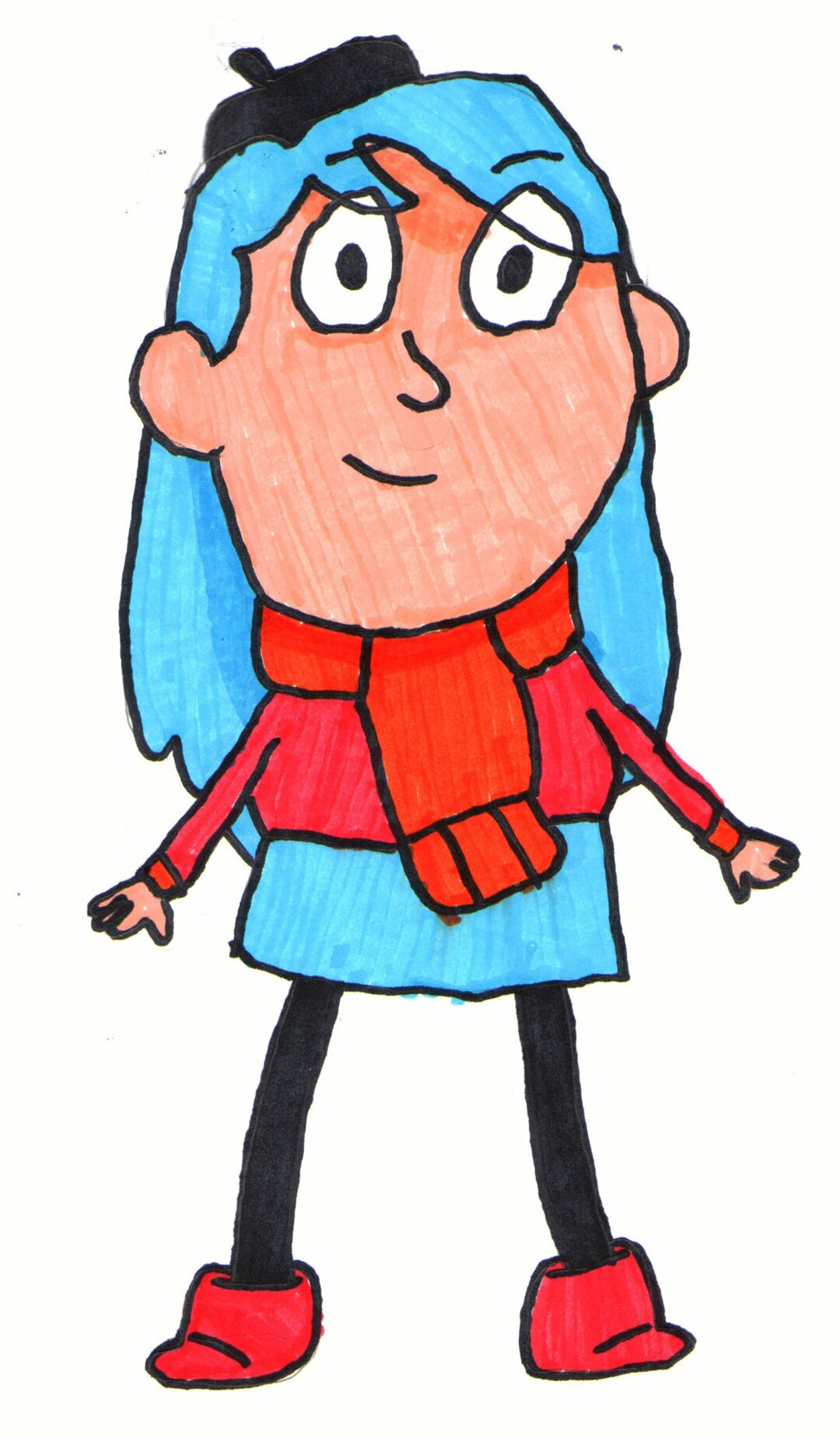 Hilda Cartoon Drawing, Netflix Series, Color Drawing, Downloadable ...
