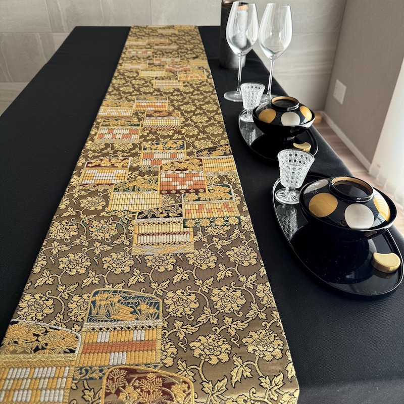 Japanese Table Runner - Etsy