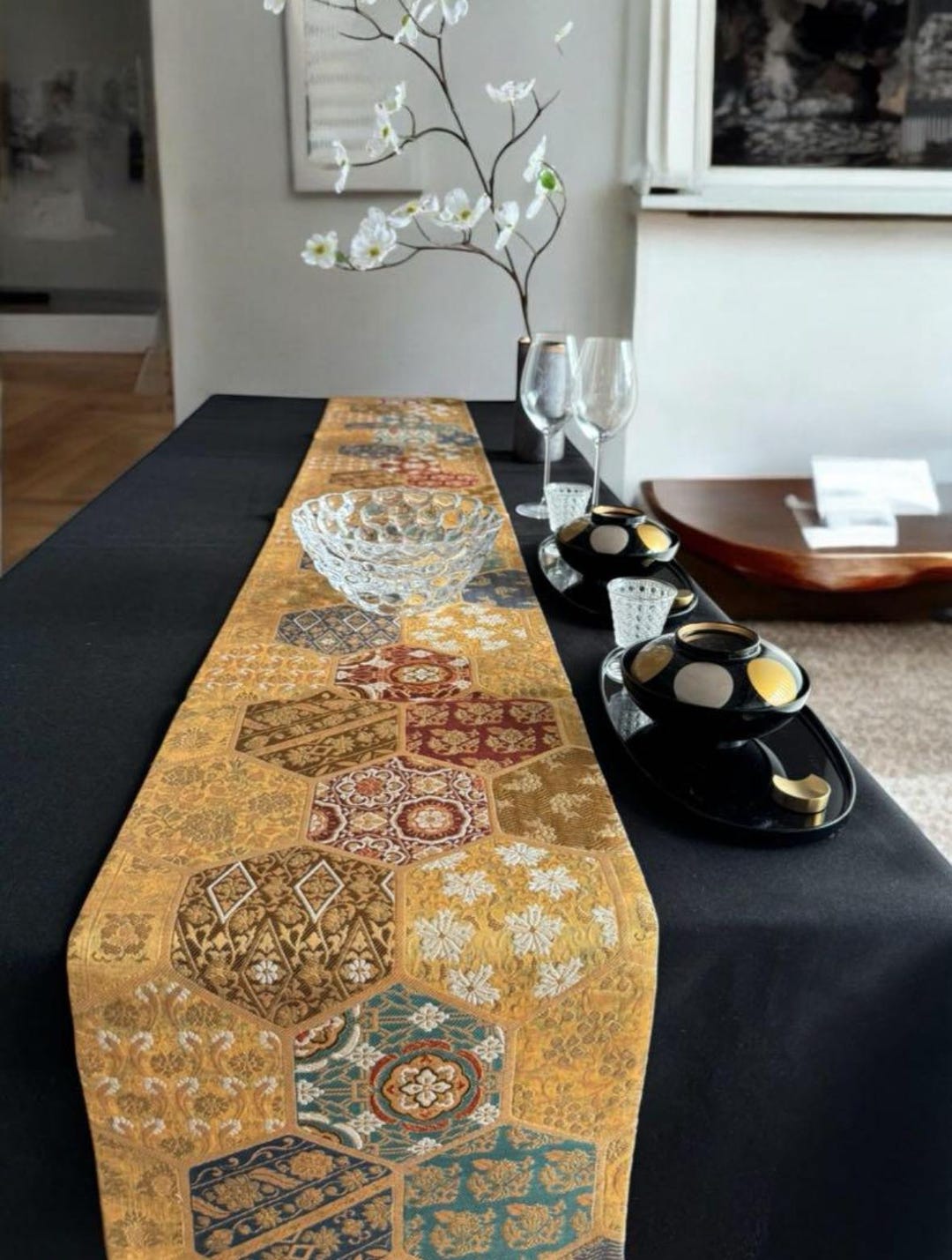 Custom Japanese Silk Table Runner,japanese Obi Runner(one of a Kind) - Etsy