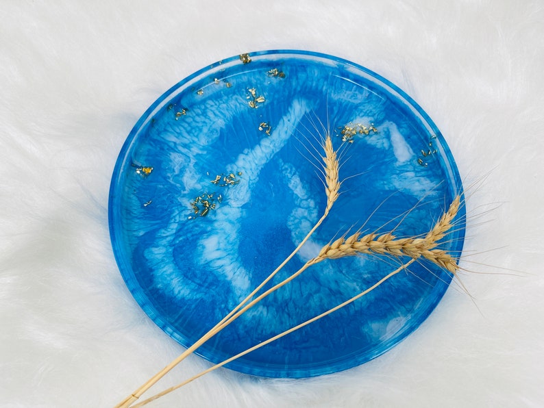Custom Round Tray, Resin Tray for Kitchen Accessories, Resin Rolling ...