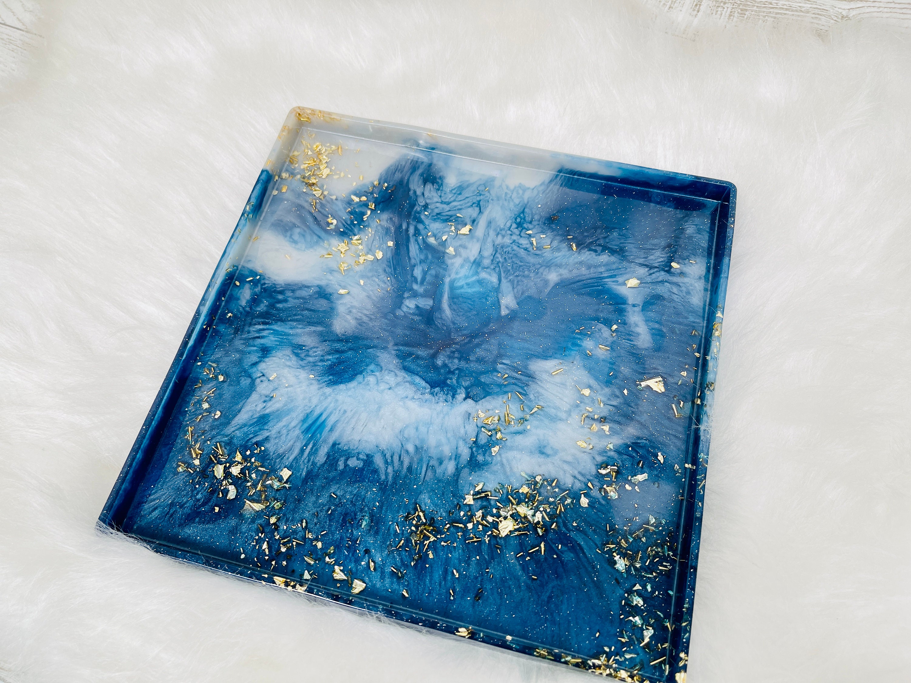 12x12 Custom Square Tray Resin Tray for Kitchen Accessories - Etsy