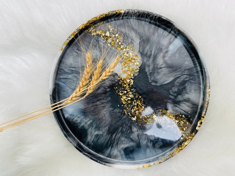Custom Round Tray Resin Tray for Kitchen Accessories Resin - Etsy