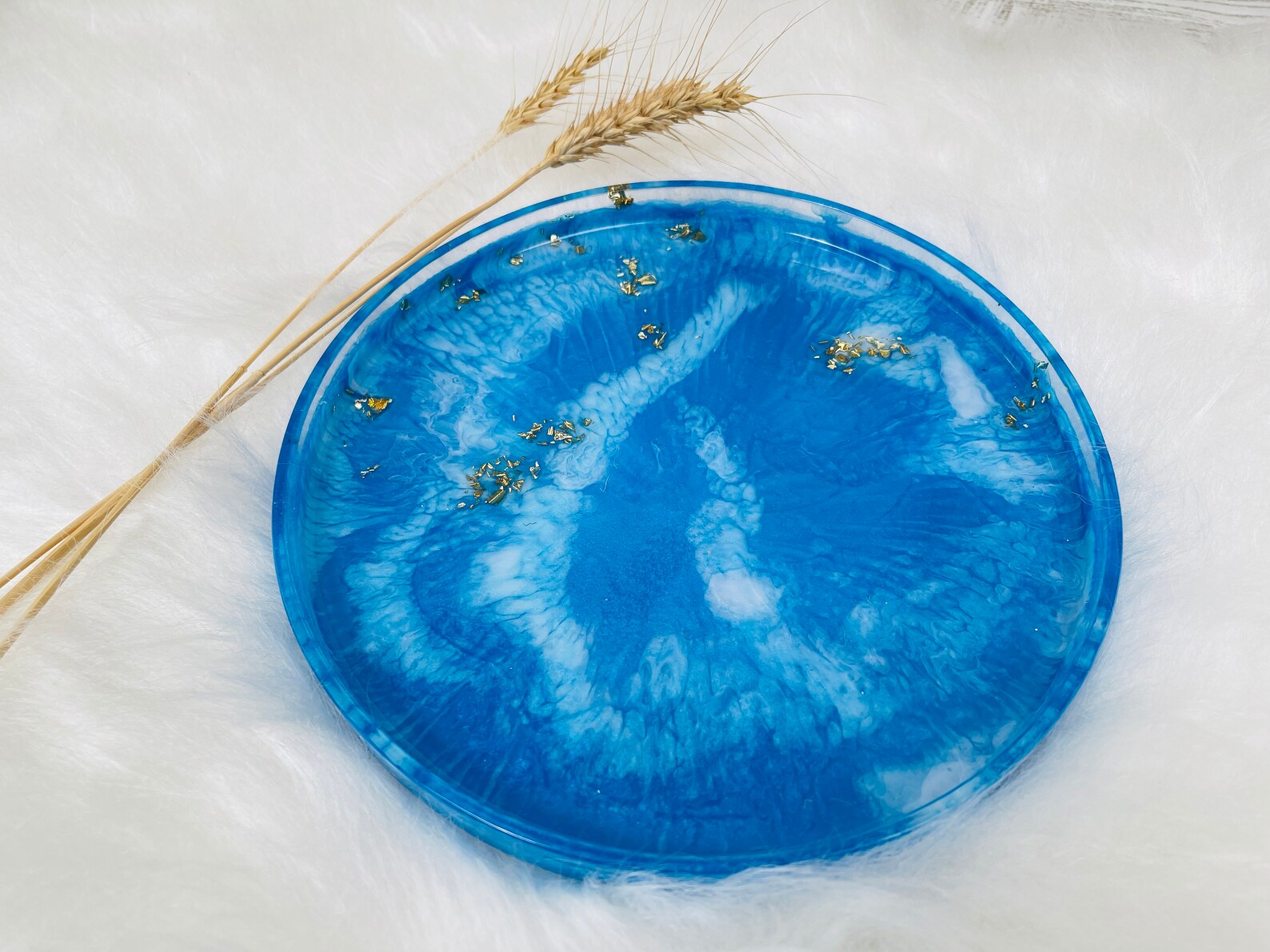 Custom Round Tray, Resin Tray for Kitchen Accessories, Resin Rolling ...