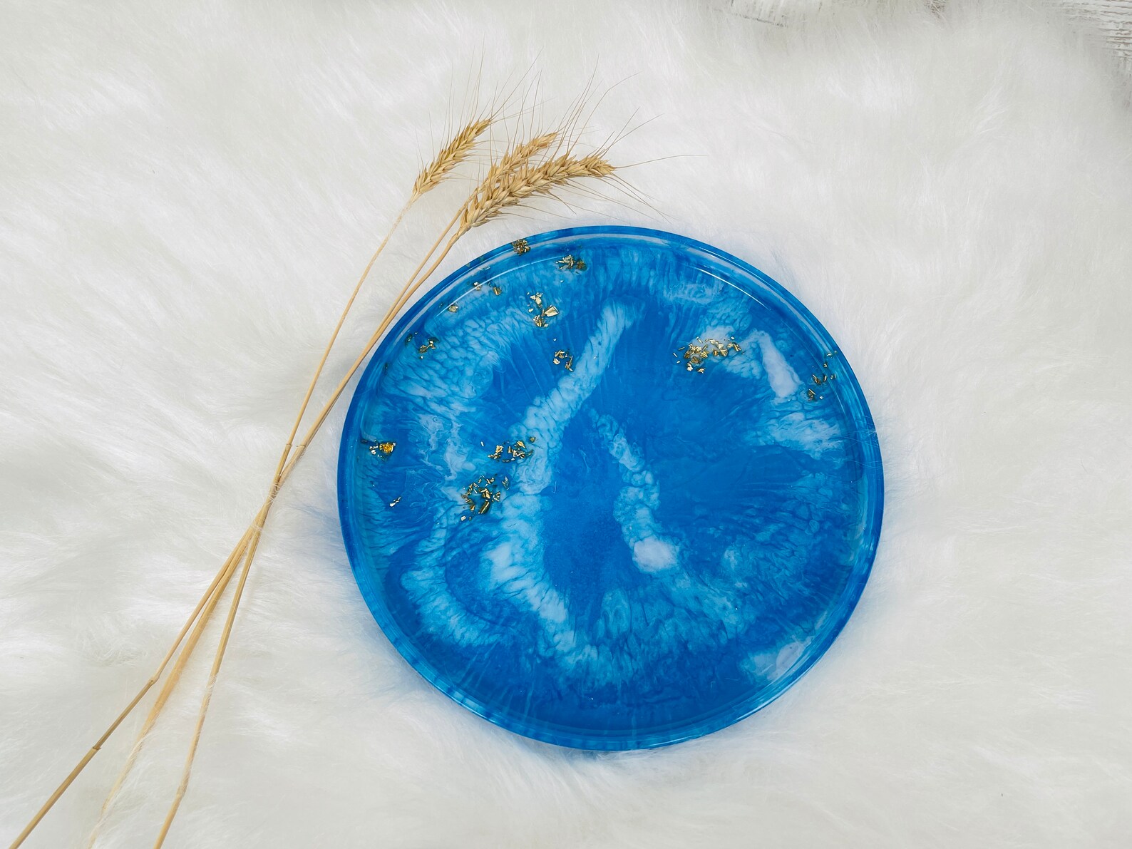 Custom Round Tray, Resin Tray for Kitchen Accessories, Resin Rolling ...