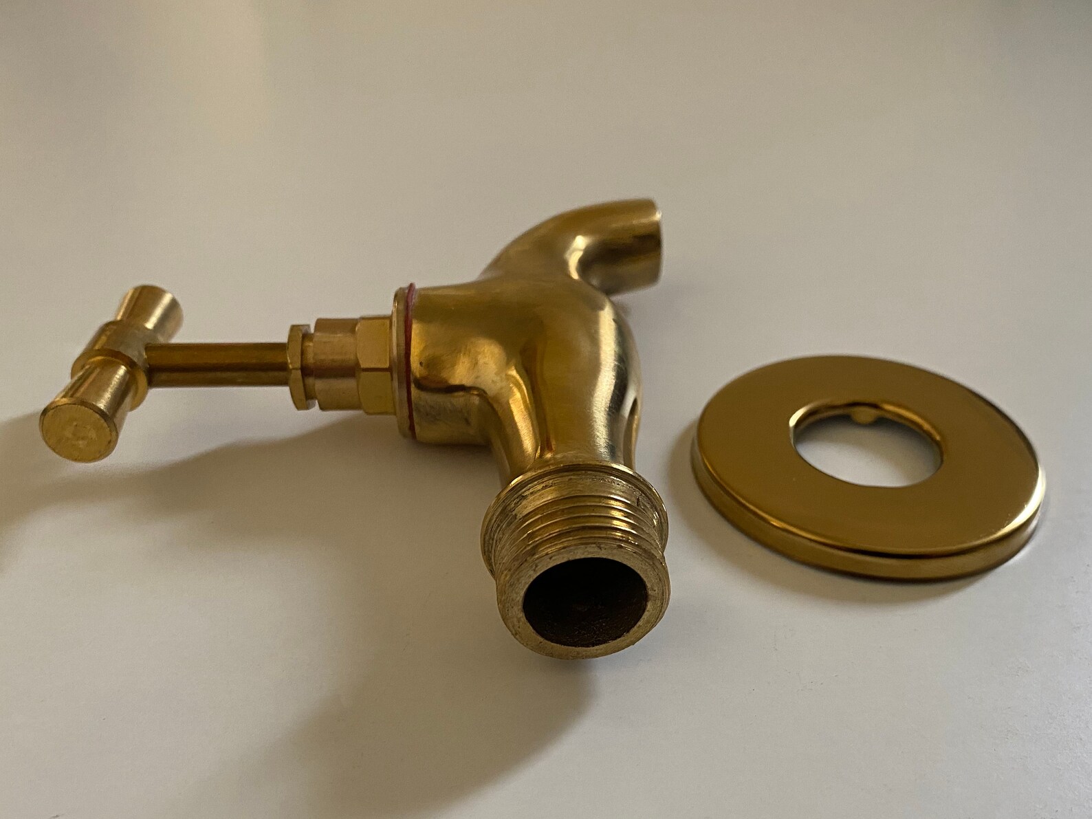 Brass Small Wall Water Tap , Farmhouse Bathroom Spigot , Garden Taps ...