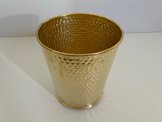 Brass Waste Bin for Office Brass Waste Basket Handcrafted | Etsy