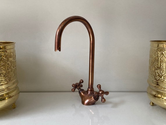 Copper Finish Kitchen Faucet