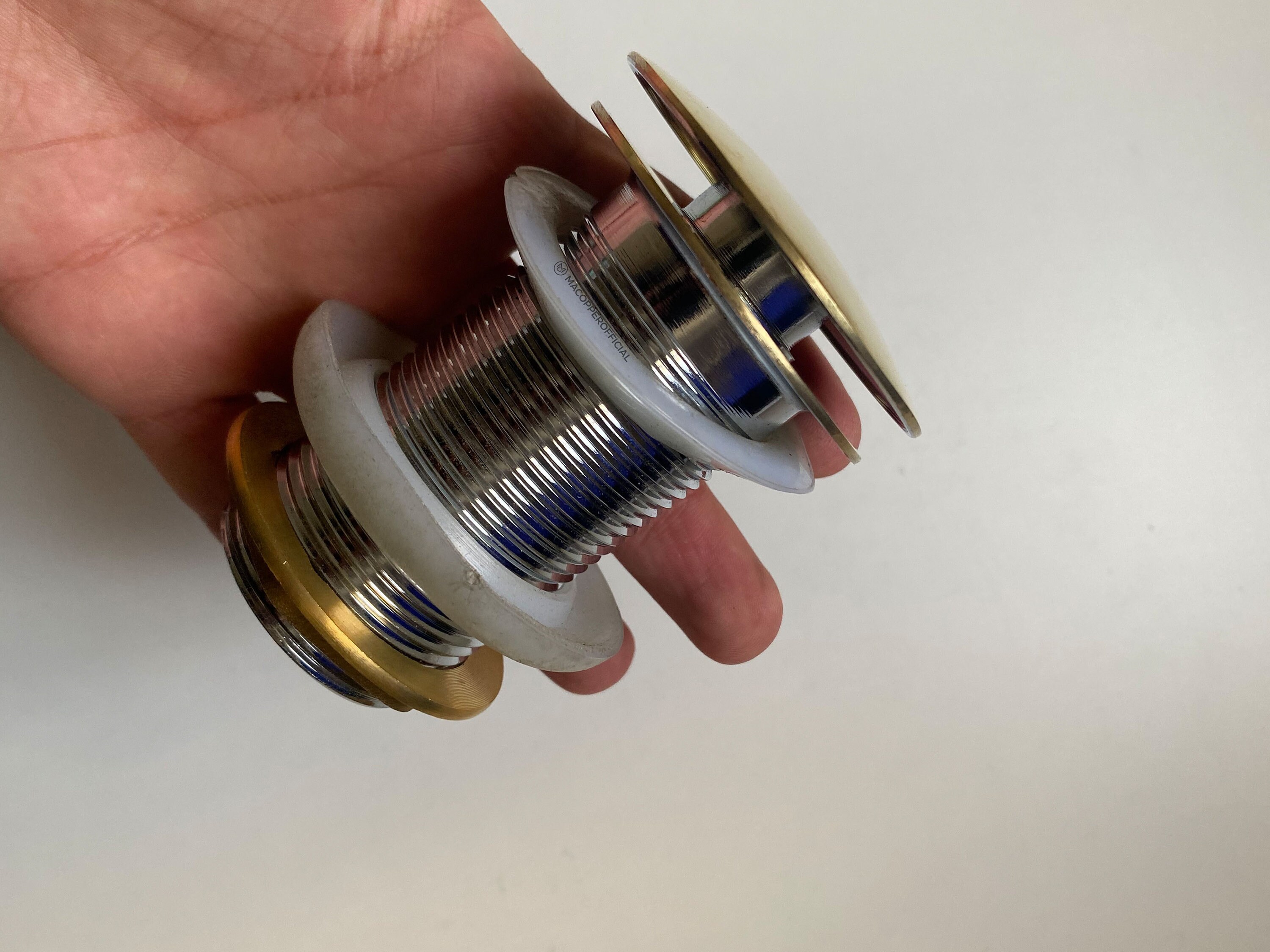 Handcrafted Solid Unlacquered Brass Sink Stopper Push up - Etsy