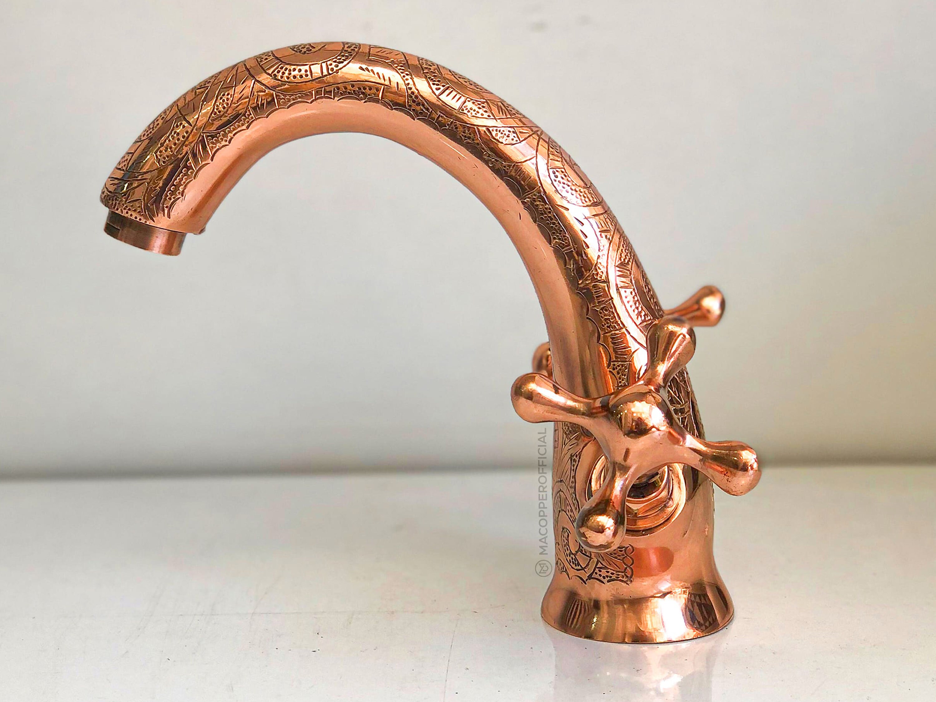 Handcrafted Copper Finish Bathroom Sink Faucet Powder Room - Etsy