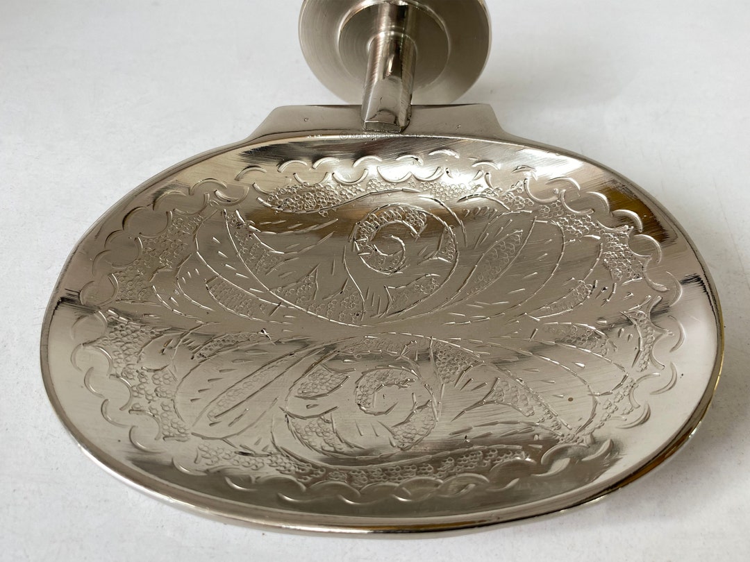 Hand Engraved Wall Mounted Soap Dish,handmade Silver Wall Soap Holder ...