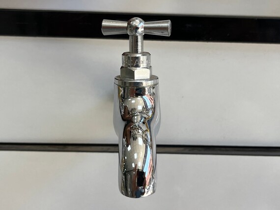 Handcrafted Small Water Tap Chrome Silver Finish Wall Faucet Small Water Spigot Antique Vintage Water Faucet Garden Outdoor Bathroom Wall Etsy UK