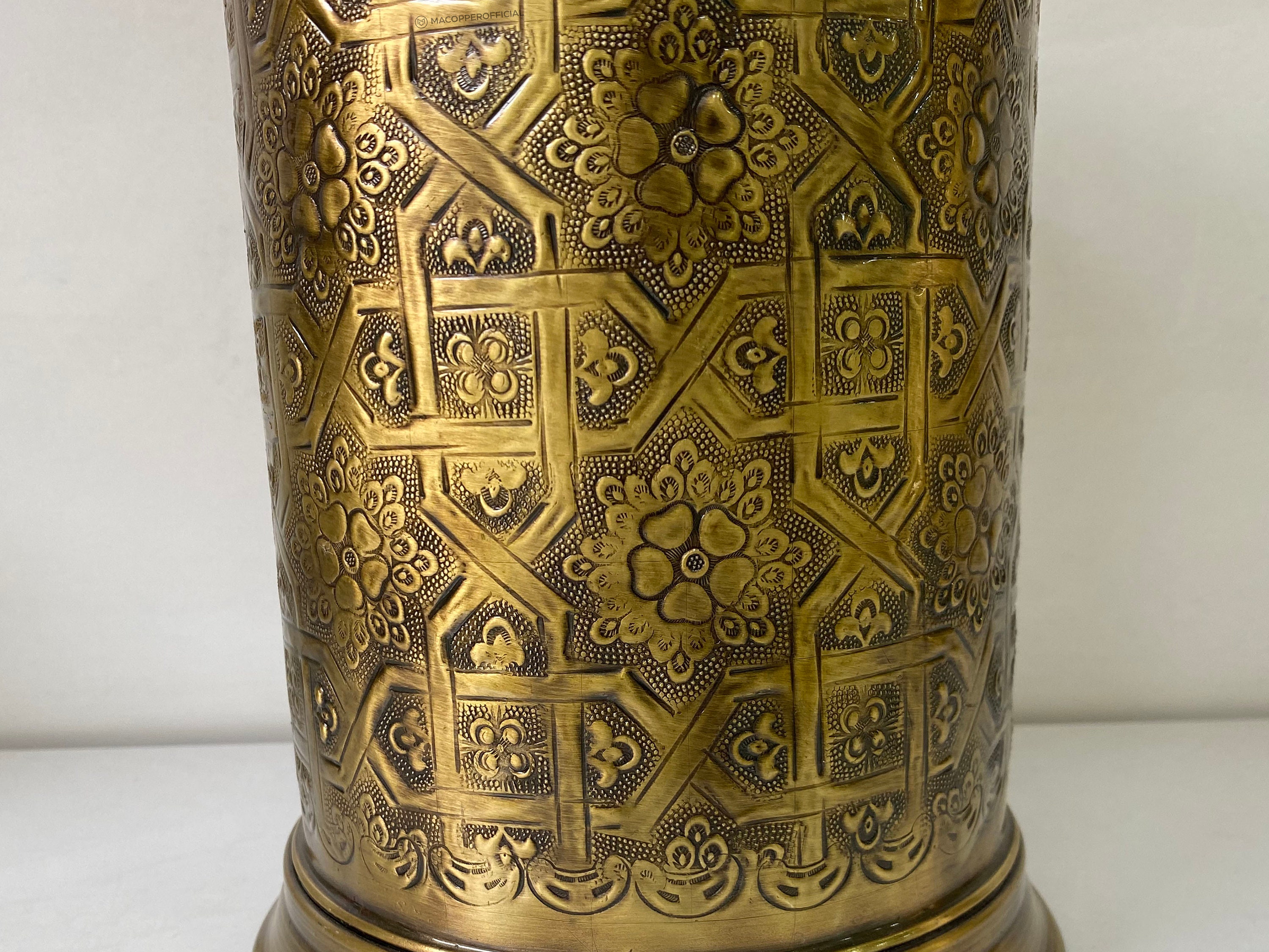 Bronze Trash Can Handcrafted ,attractive Bronze Waste Basket, Bronze ...