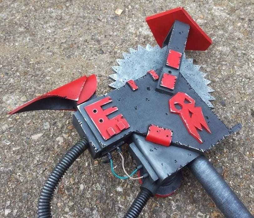 Warhammer 40k Ork Big Choppa for LARP or Cosplay | Etsy