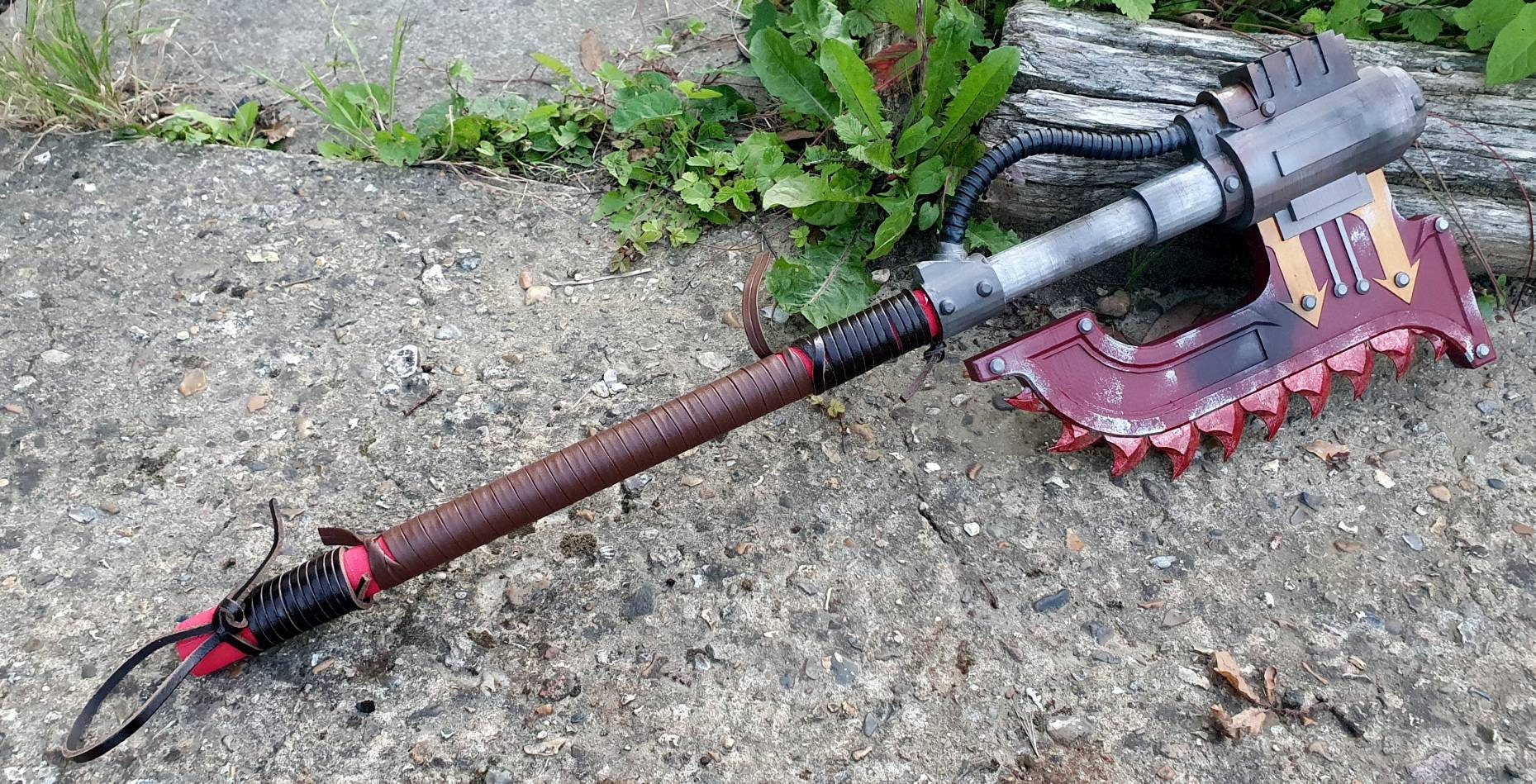 Khorne Chainaxe for LARP, Display, or Cosplay - Etsy UK