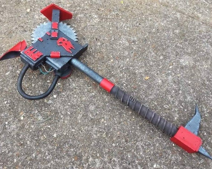 Warhammer 40k Ork Big Choppa for LARP or Cosplay - Etsy