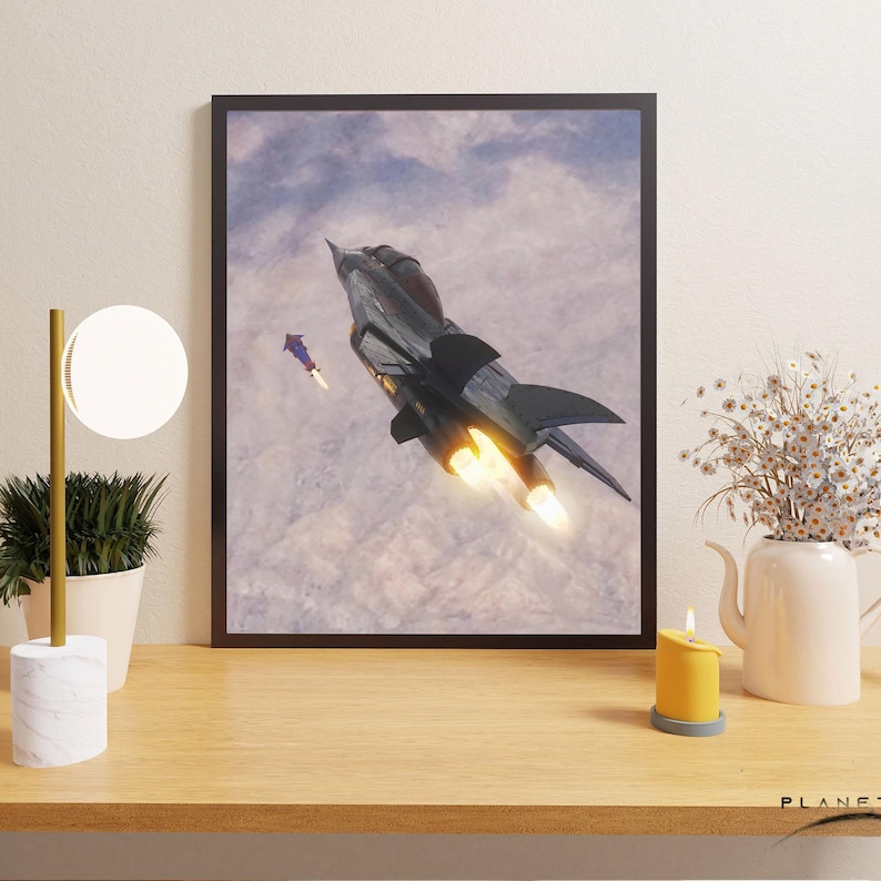 Swat Kats Poster: Retro Cartoon Art Print - Turbokat Fighter Jet - Etsy