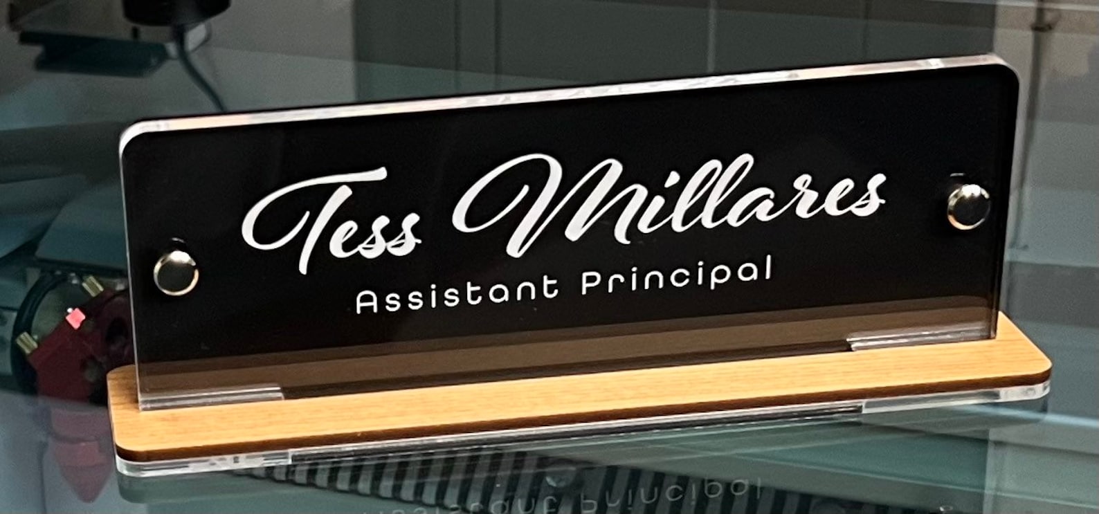 Desk Name Plate - Etsy