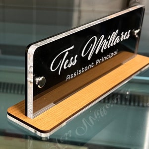 Desk Name Plate - Etsy