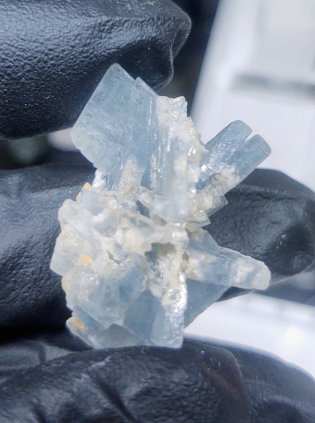Blue Barite Blades Cluster - Etsy