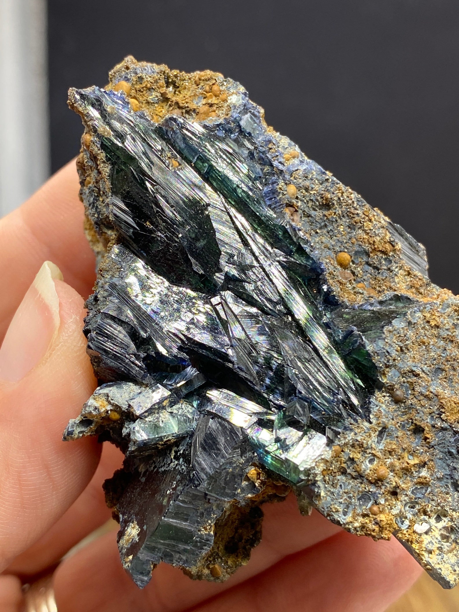 Vivianite on Matrix High Quality Brazil STUNNING - Etsy