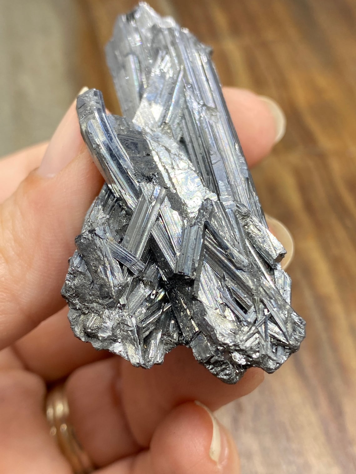 Stibnite Natural Specimen Super high quality 50.76 gram | Etsy
