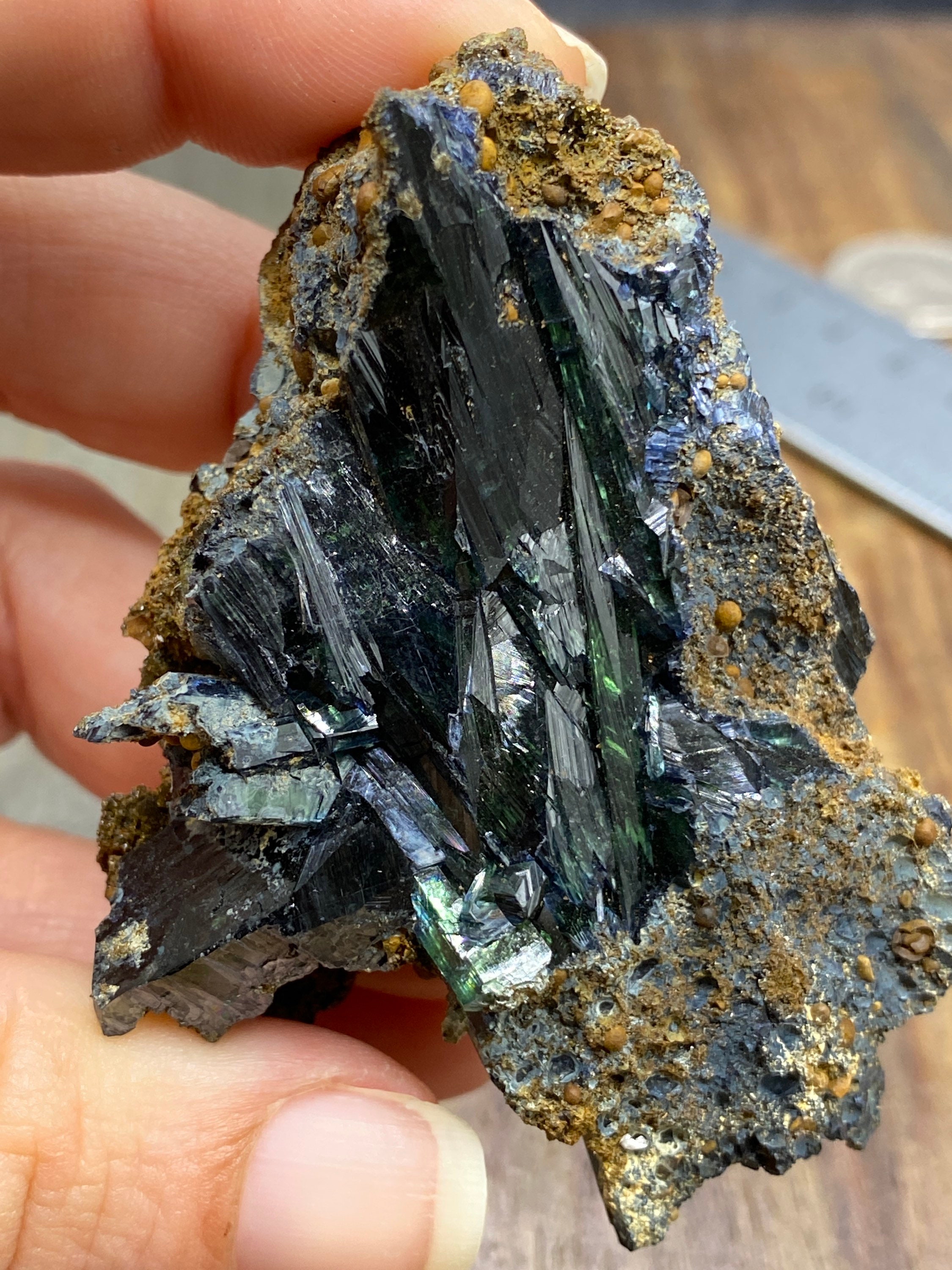 Vivianite on Matrix High Quality Brazil STUNNING | Etsy