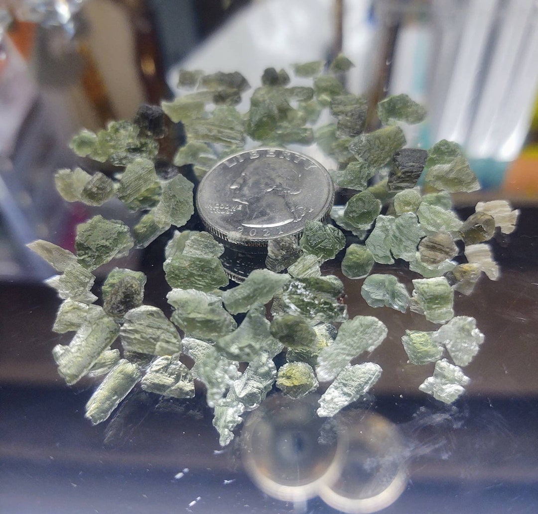 Wholesale Moldavite Micro Chips Lot 10g - Etsy