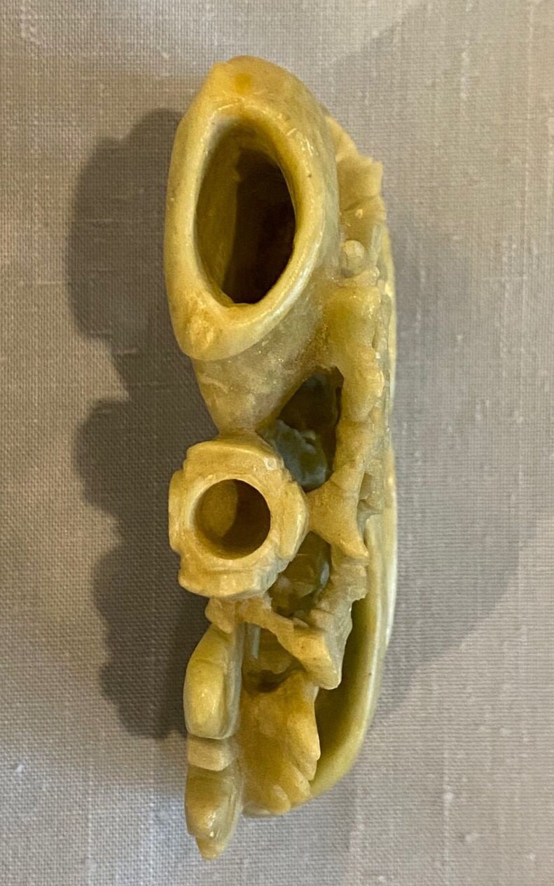 Vintage Soapstone Chinese Inkwell - Etsy