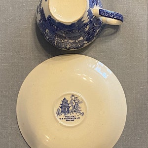 Vintage W. R. Midwinter Ltd. "willow" Cup and Saucer - Etsy