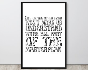 Masterplan Poster - Etsy