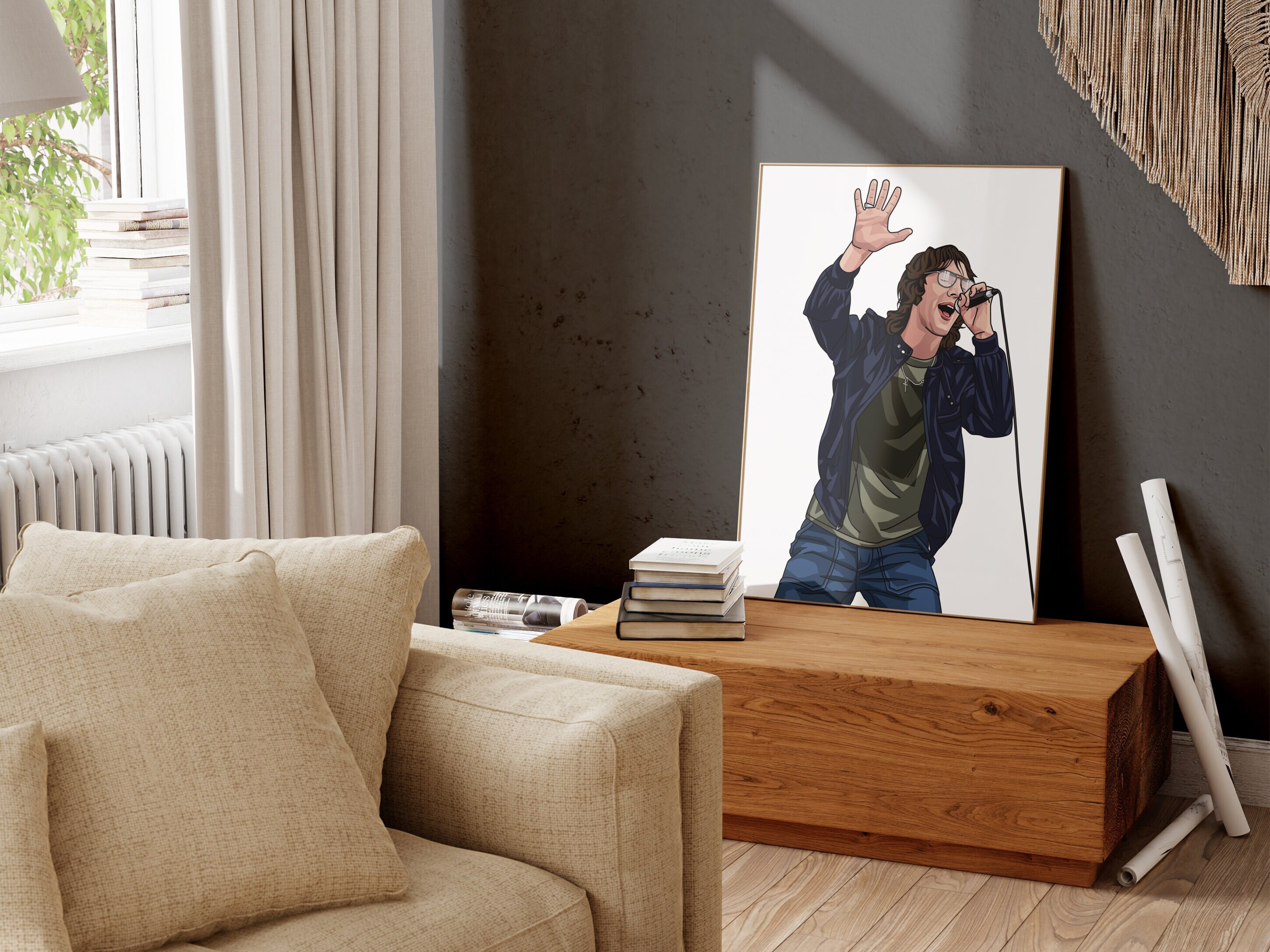 Richard Ashcroft Poster the Verve Print Richard Ashcroft Print - Etsy