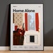 Home Alone Print Home Alone Poster Christmas Film Wall Art Movie Print ...