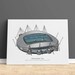 Manchester City Print Etihad Stadium Man City Poster Man City Stadium ...