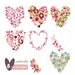 Valentine's Day Watercolor Clipart, Hearts Clipart, Love Clipart, PNG ...