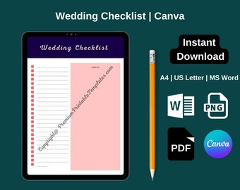 Printable Checklist Template: To-do List Quarter Sheet - Etsy