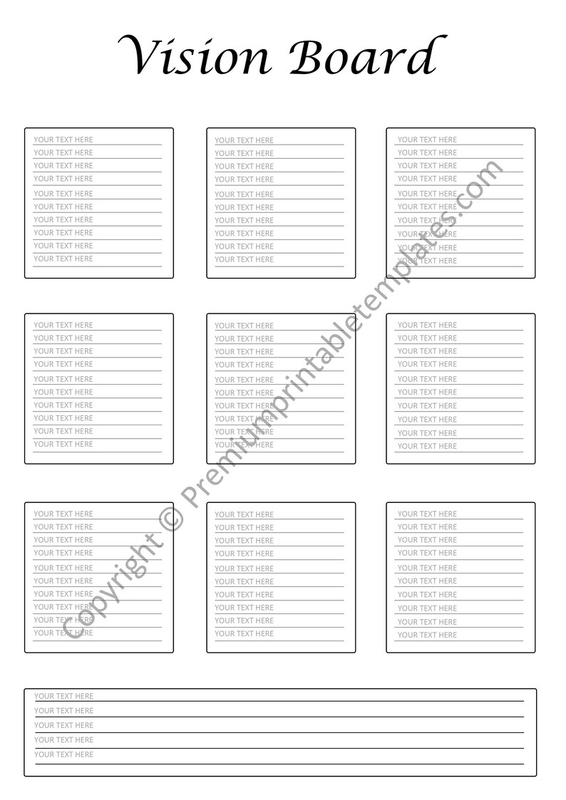 Printable Goal Planner Bundle Printable Goal Planner Minimalist Planner ...