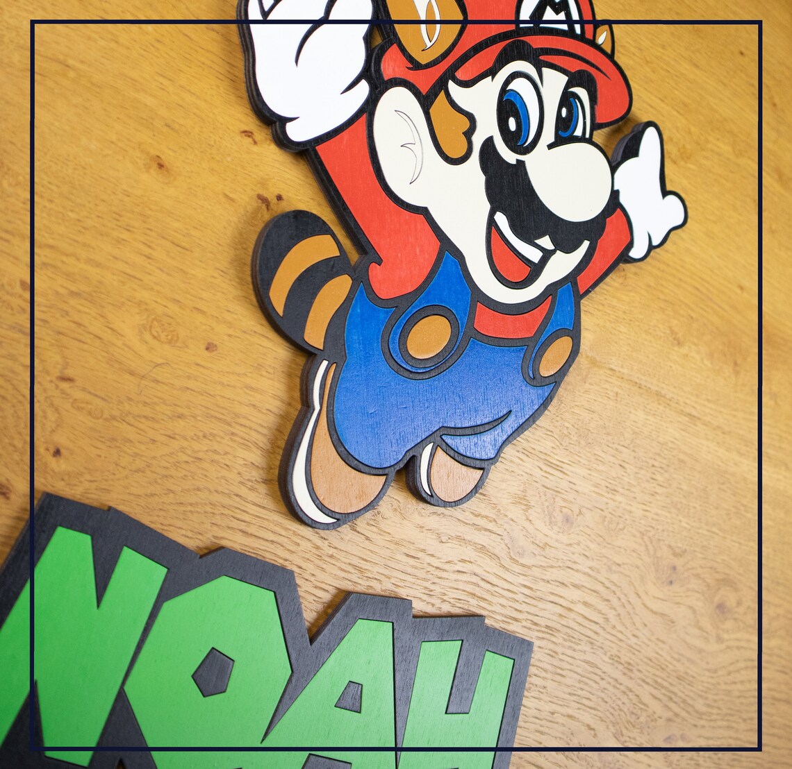 Personalized Name Sign in Super Mario Optics Great Gift | Etsy