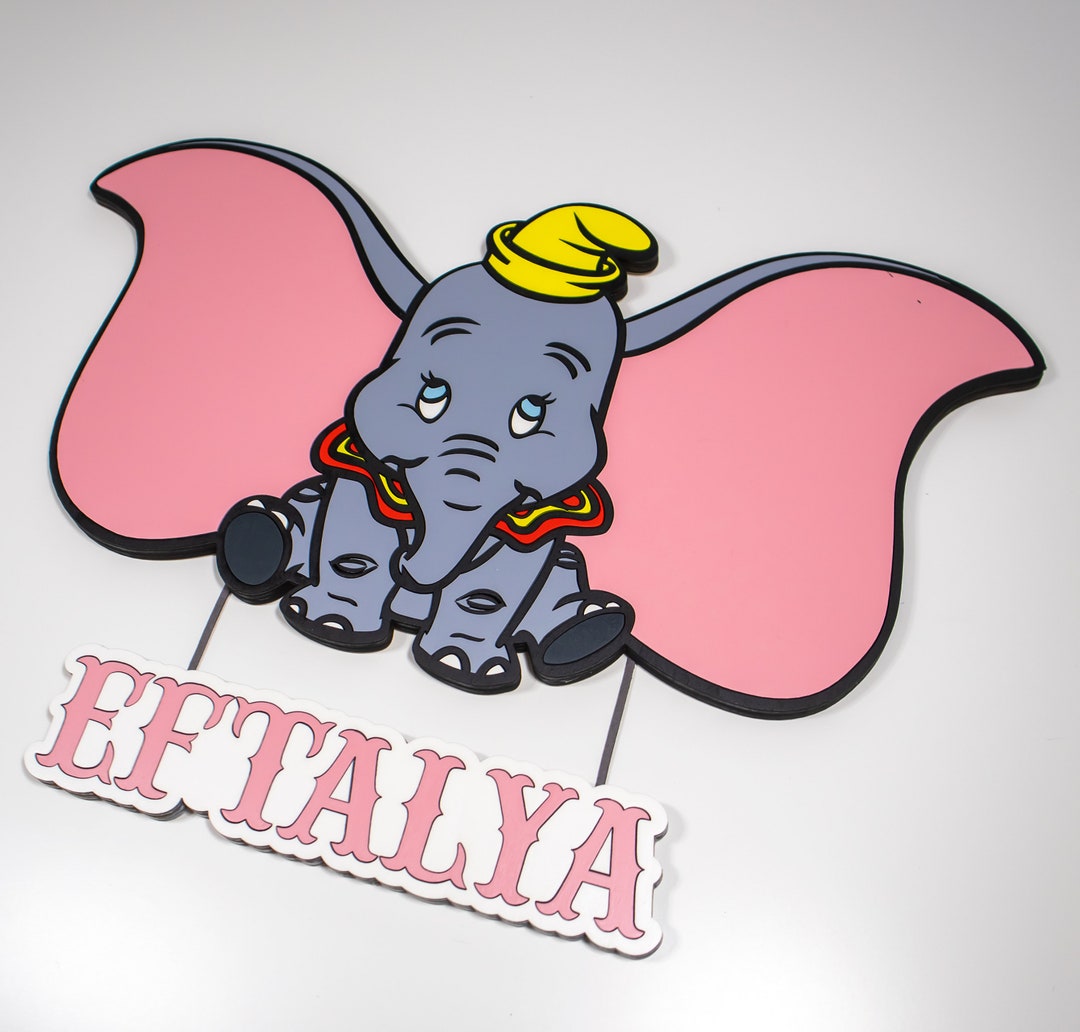 Dumbo Name Sign, Elephant, Personalized, Great Gift Ideas, Birthday ...