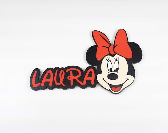 Minnie Mouse Name Tags