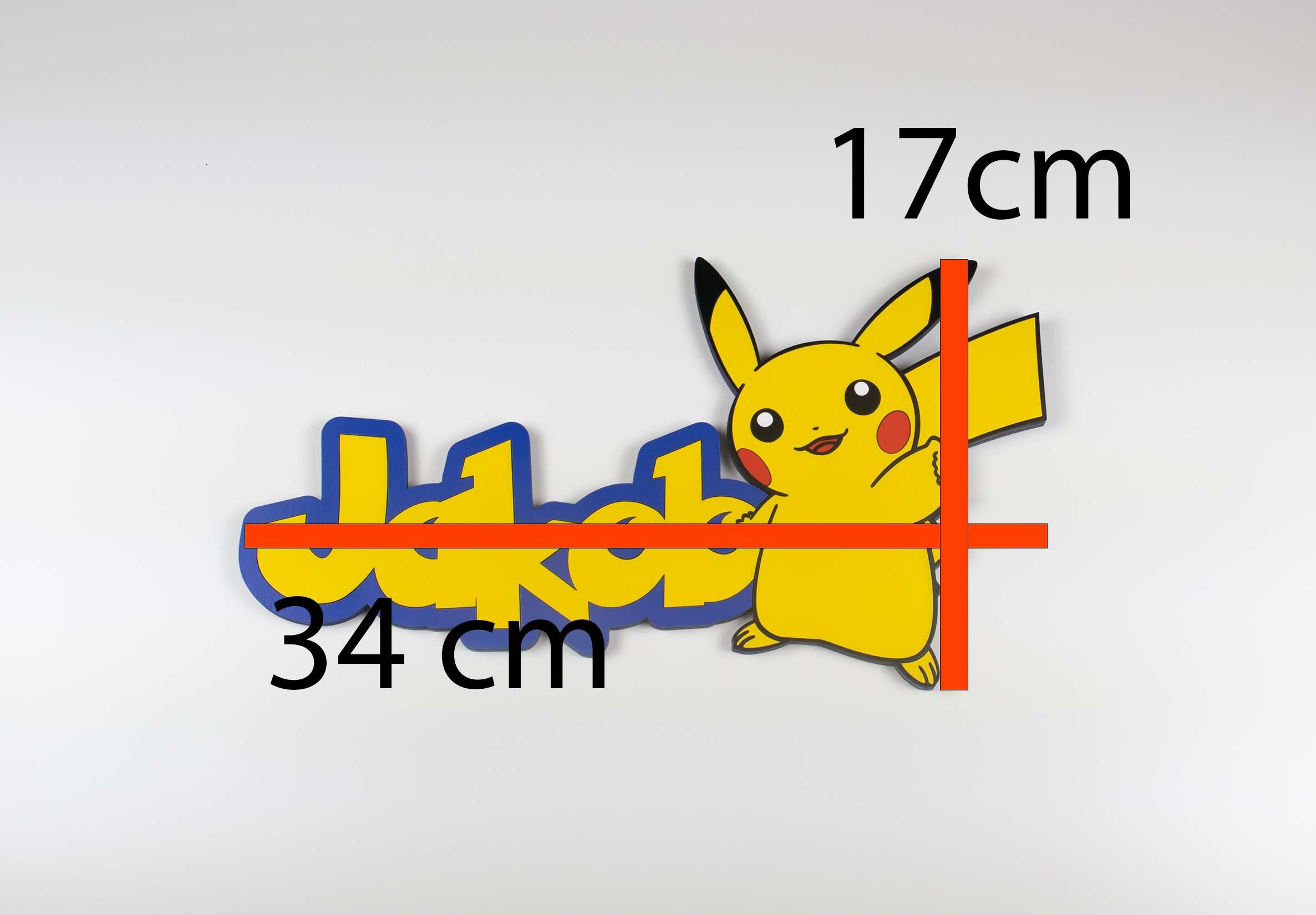 Pikachu Name Tag Pokemon Great Gift Ideas Birthday Present - Etsy