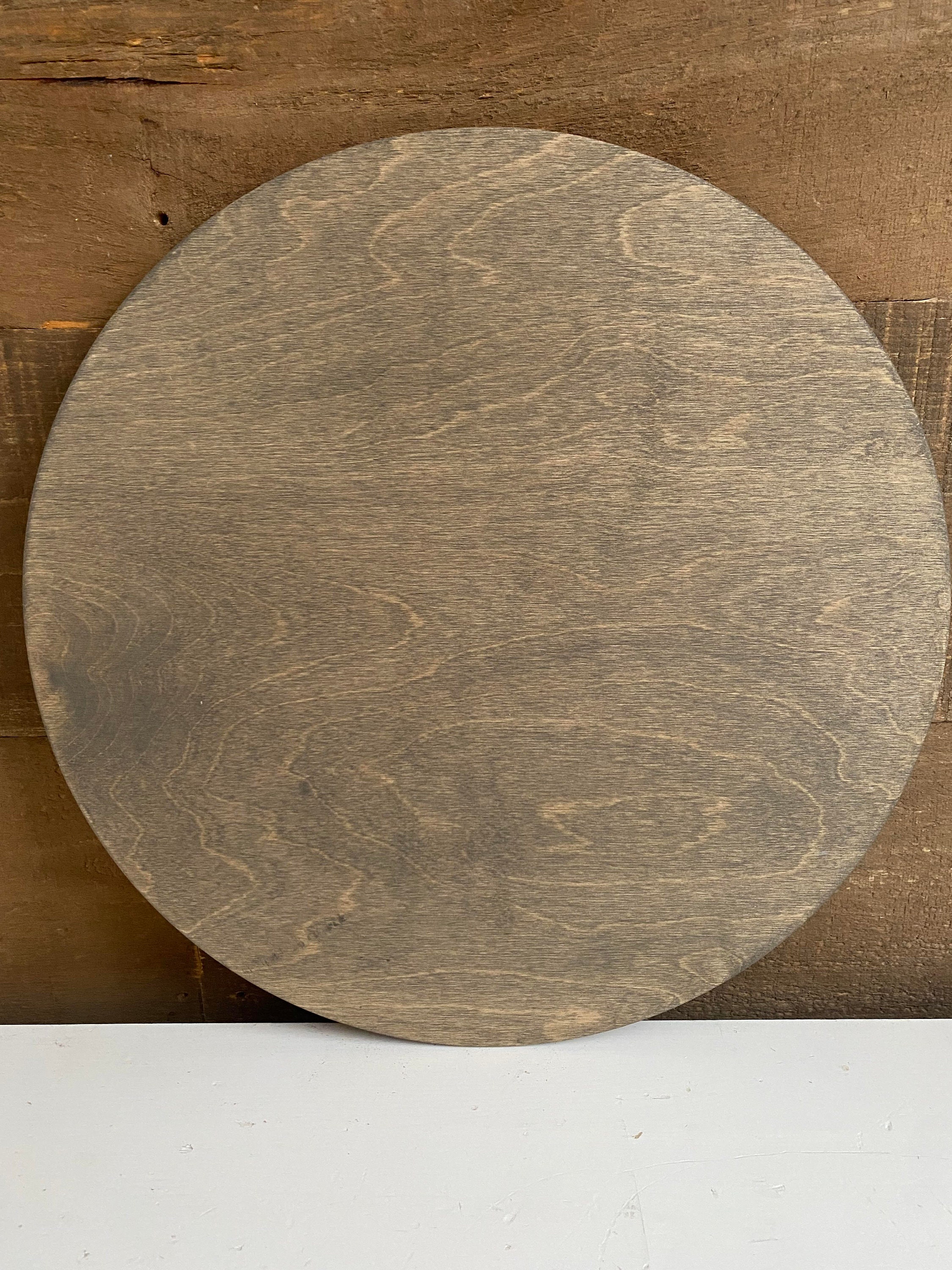 Pre-stained Classic Wood Round - Etsy