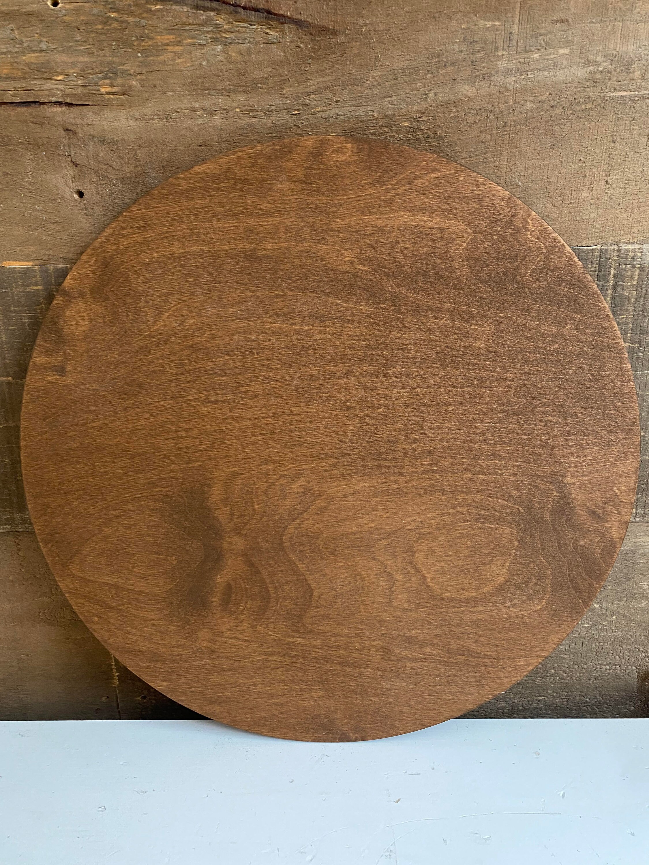 Pre-stained Classic Wood Round - Etsy